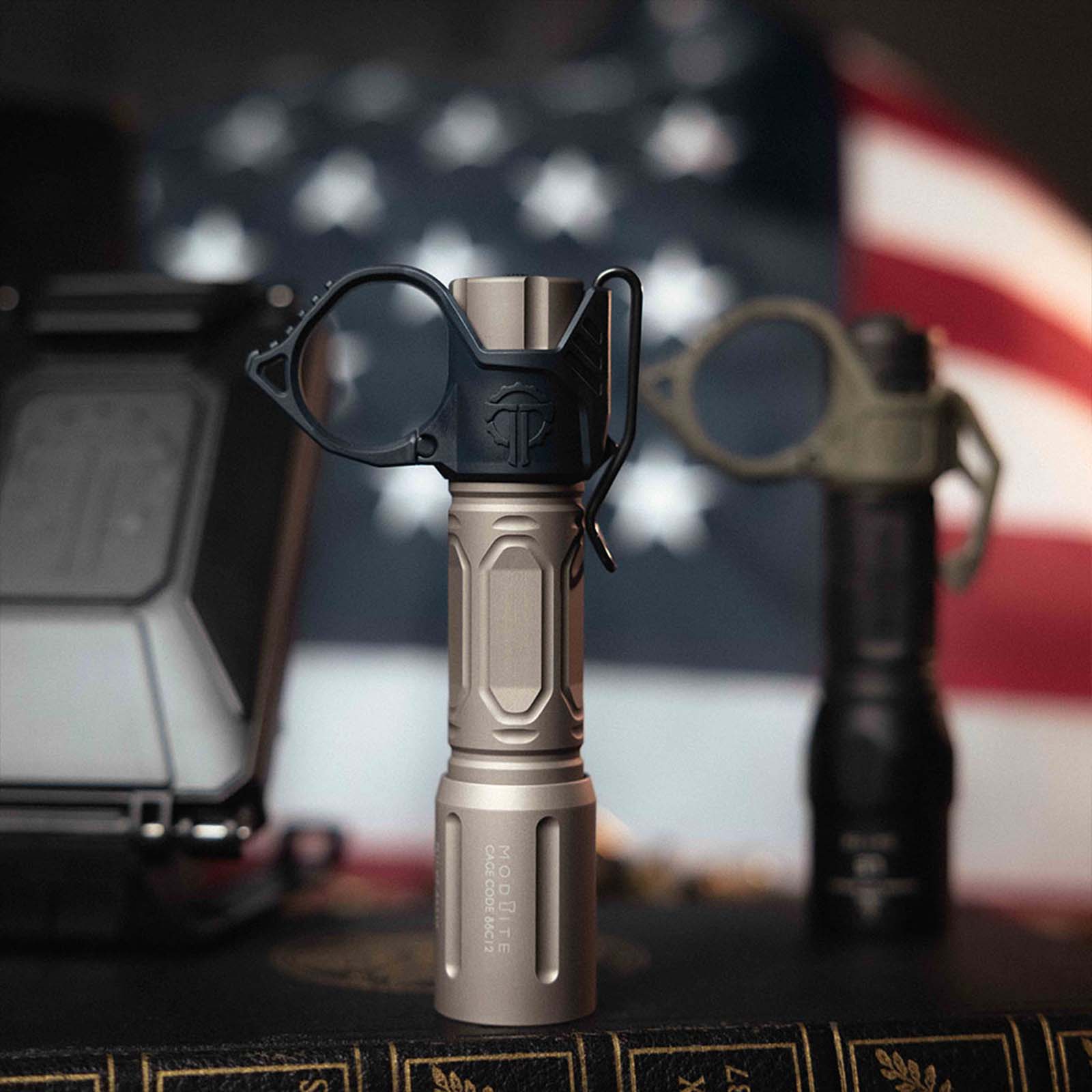 SwitchBack 3.0 Deep Carry Flashlight Ring | Tan, Navy Blue, Black ...